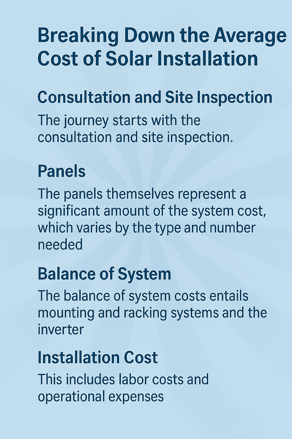 How Much Does Solar Installation Cost? - Homeowner